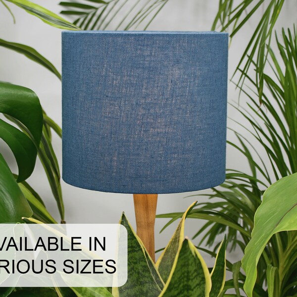 Blue Lampshades - Etsy