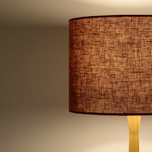 Linen Terracotta Lampshade, Rust Orange Lamp Shade for Floor Lamp ...