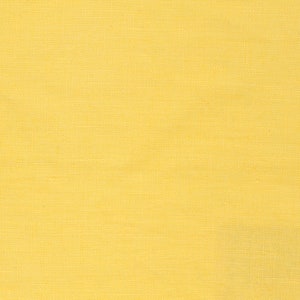 Pale Yellow Linen Fabric by the Metre, Pure Soft Linen Fabric, 205 Gsm ...