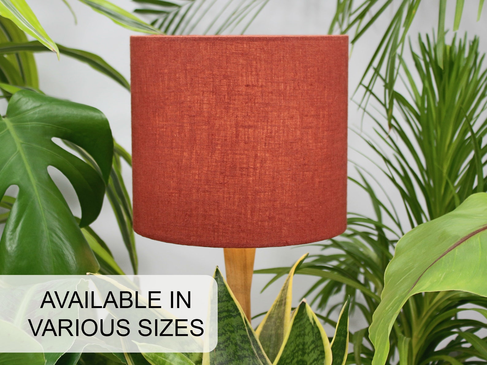 Linen Terracotta Lampshade Rust Orange Lamp Shade for Floor - Etsy