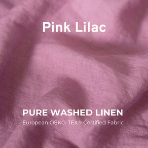 Purple Linen Fabrics by the Metre, Stonewashed Softened Lithuanian ...