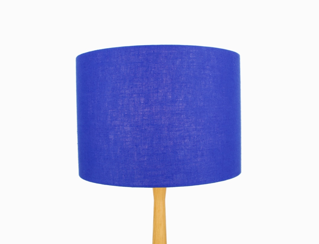 Linen Royal Blue Lampshade, Cobalt Blue Lamp Shade Table Lamp, Floor ...