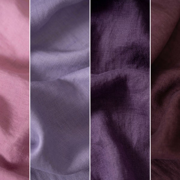 Purple Linen - Etsy