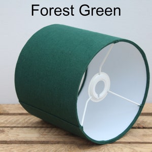 Linen Green Lampshades for Table Lamps, Floor or Ceiling Lampshades ...