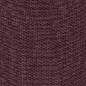 Dark Plum Purple Linen Fabric, OEKO-TEX® Certified, 205gsm, 145cm Width ...
