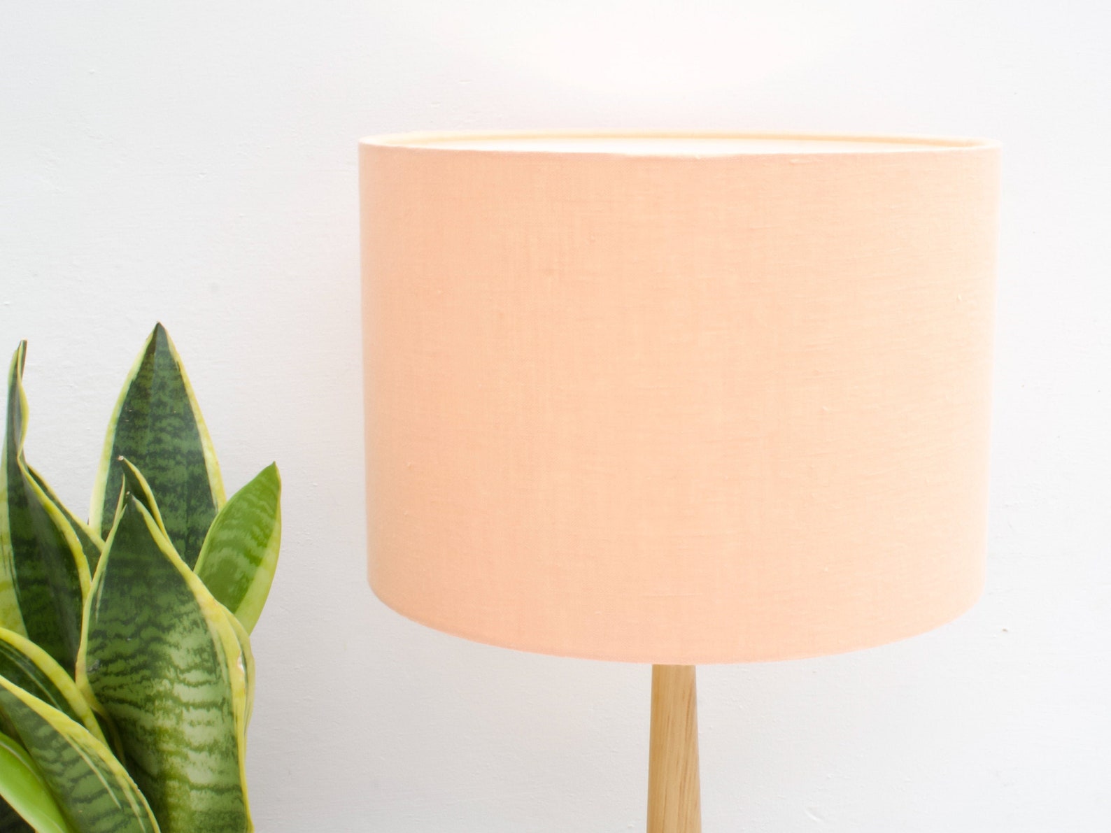 Linen Peach Lampshade for Table Lamp or Ceiling Lamp Shade - Etsy
