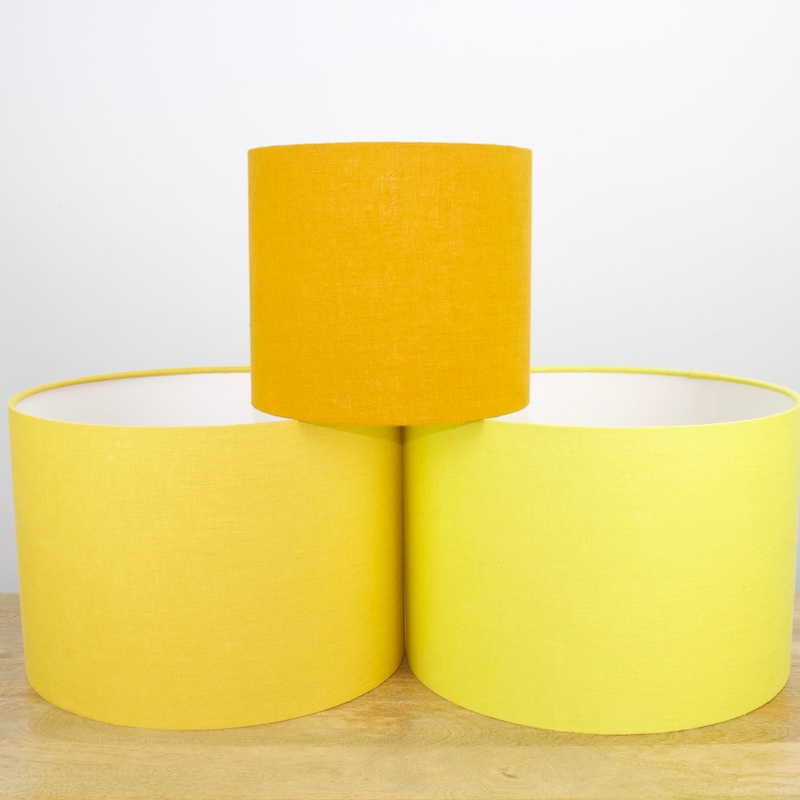 Yellow Lamp Shade - Etsy