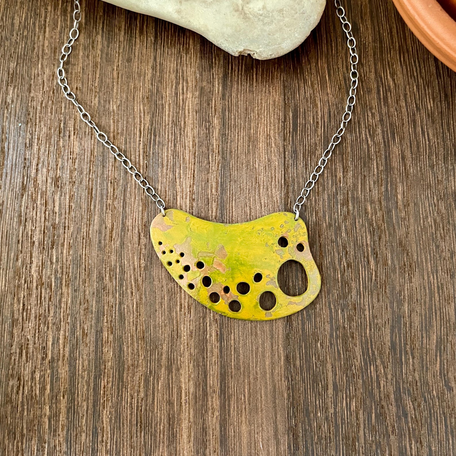 Yellow Shell Necklace - Etsy