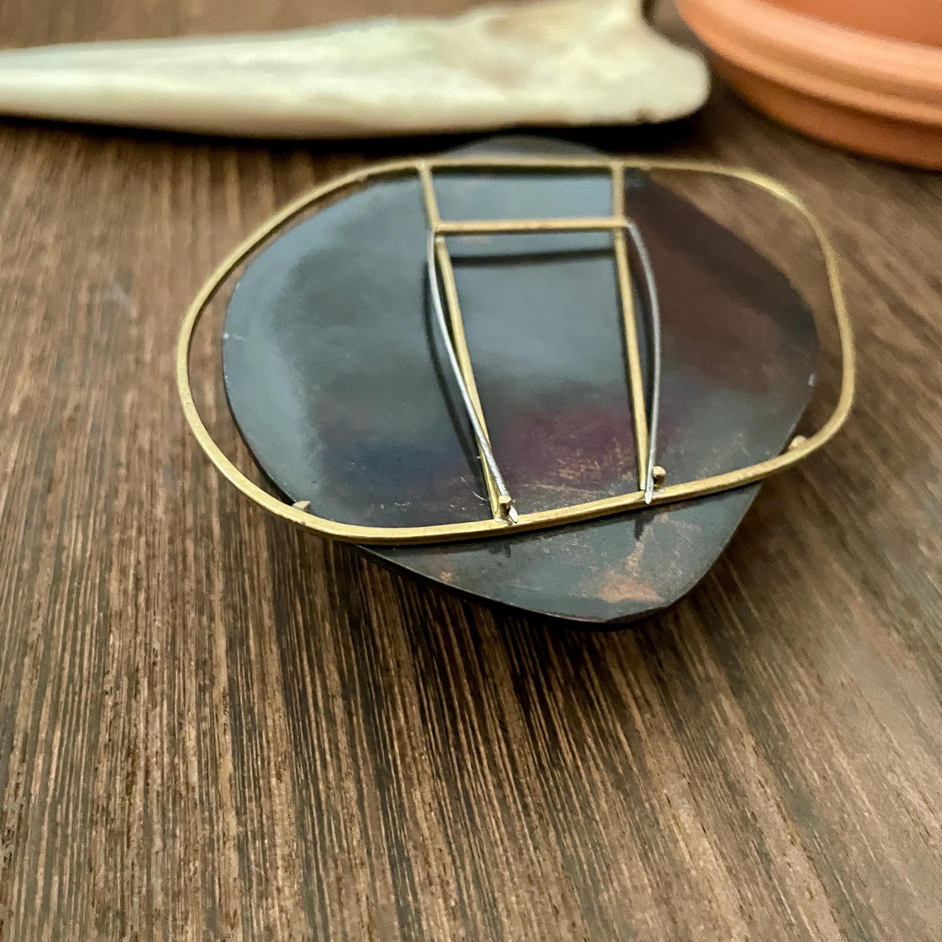 Green Amorphic Brooch - Etsy