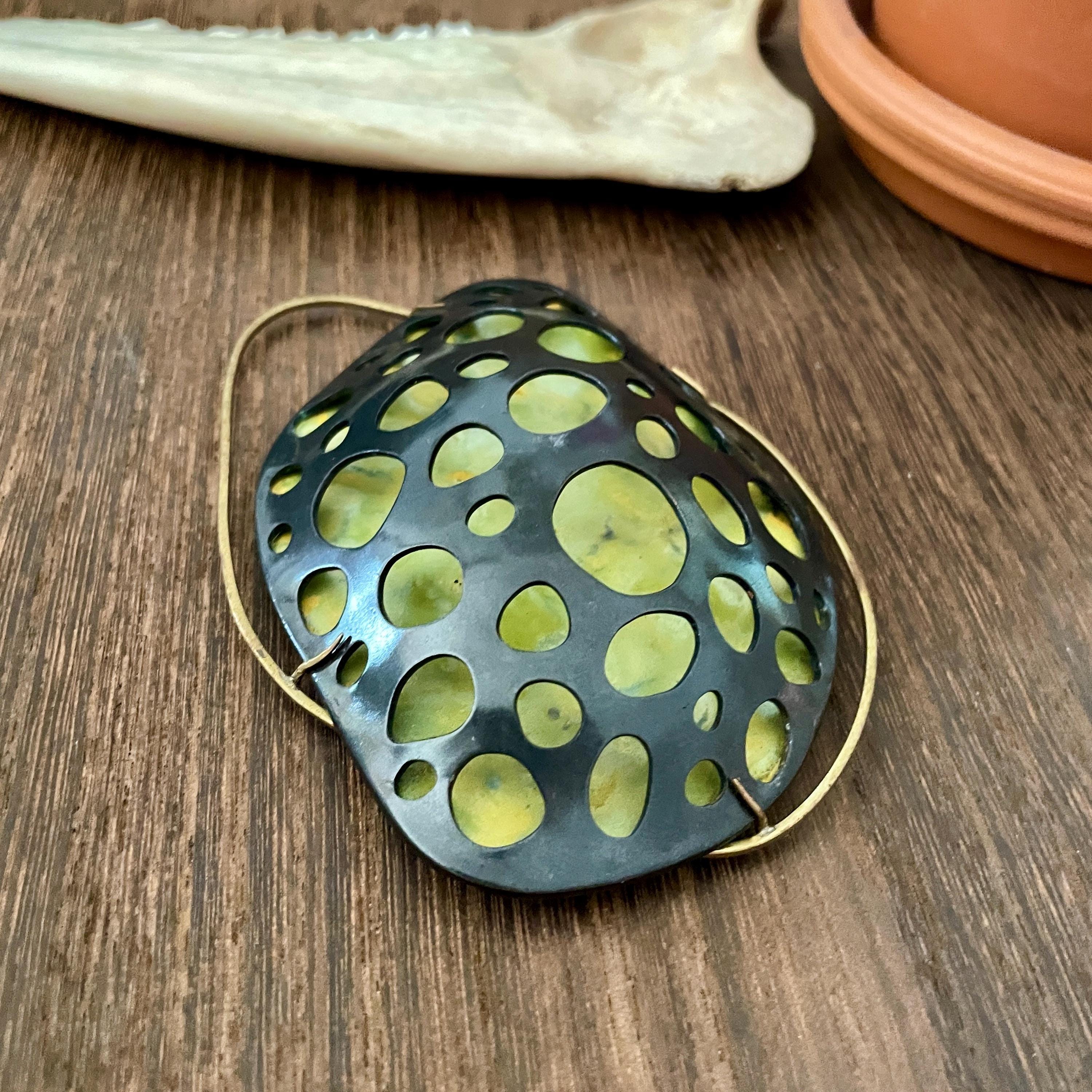 Green Amorphic Brooch - Etsy