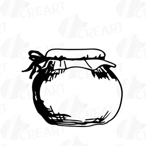 Mason Jars Clipart, Glass Jars Clip Art, Jar Crafts, Jar Silhouettes ...