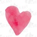 Watercolor Little Hearts Clip Art, Colorful Valentine, 2 Valentine ...