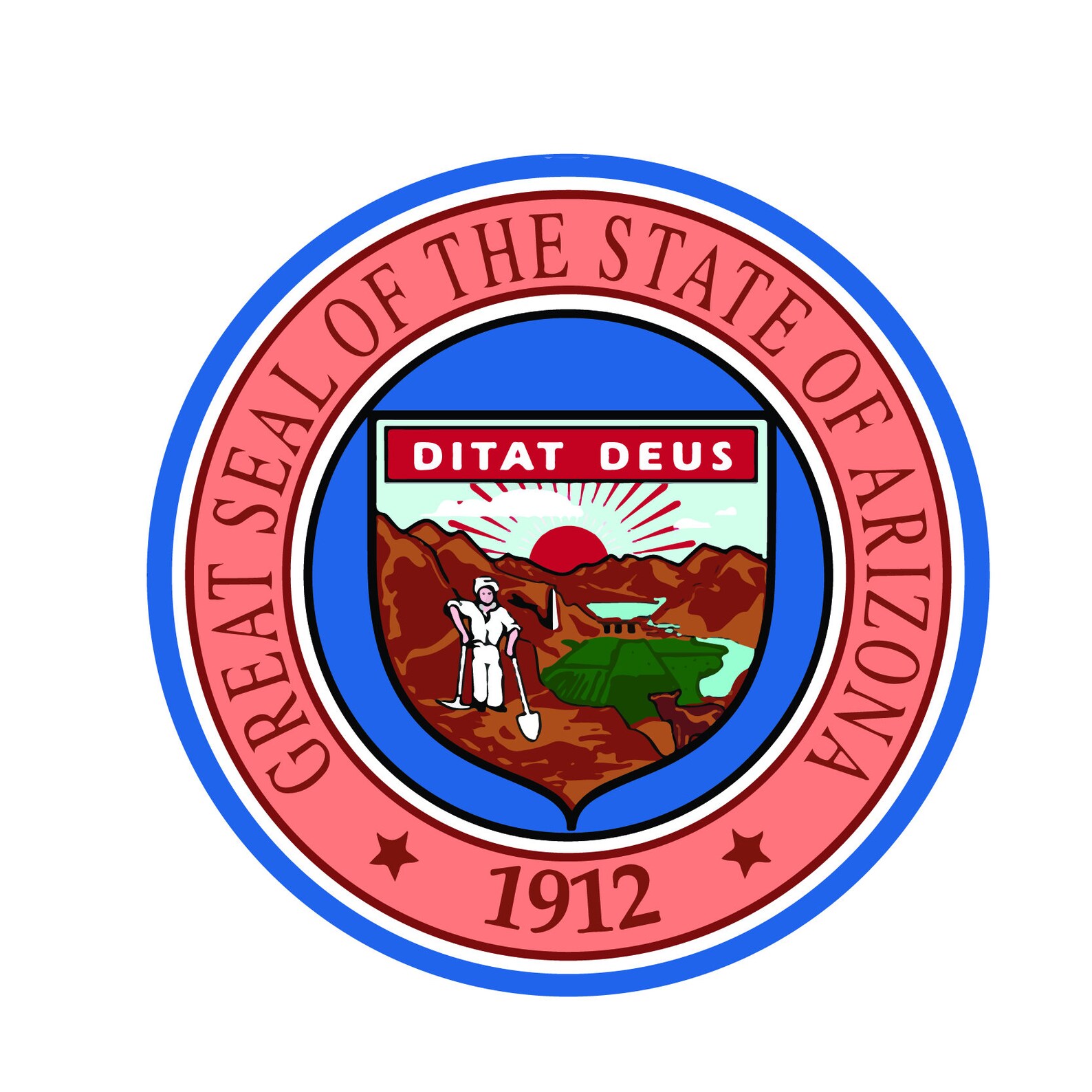 Arizona State Map Flag and Symbols Clipart Collection. AI - Etsy