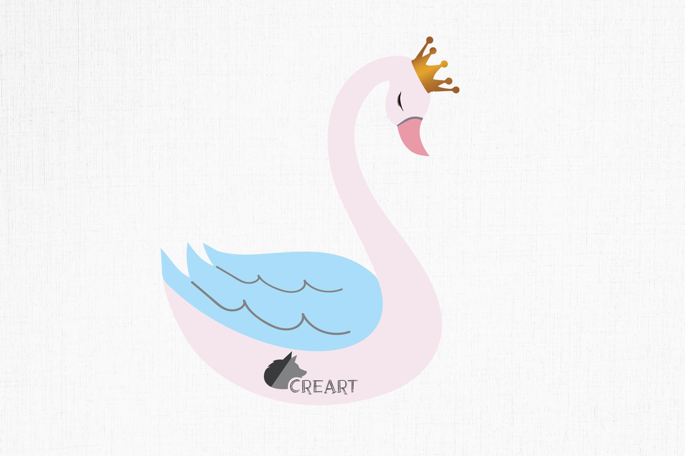 Swan Princess and Prince Couple Silhouette Clip Art. Royal - Etsy