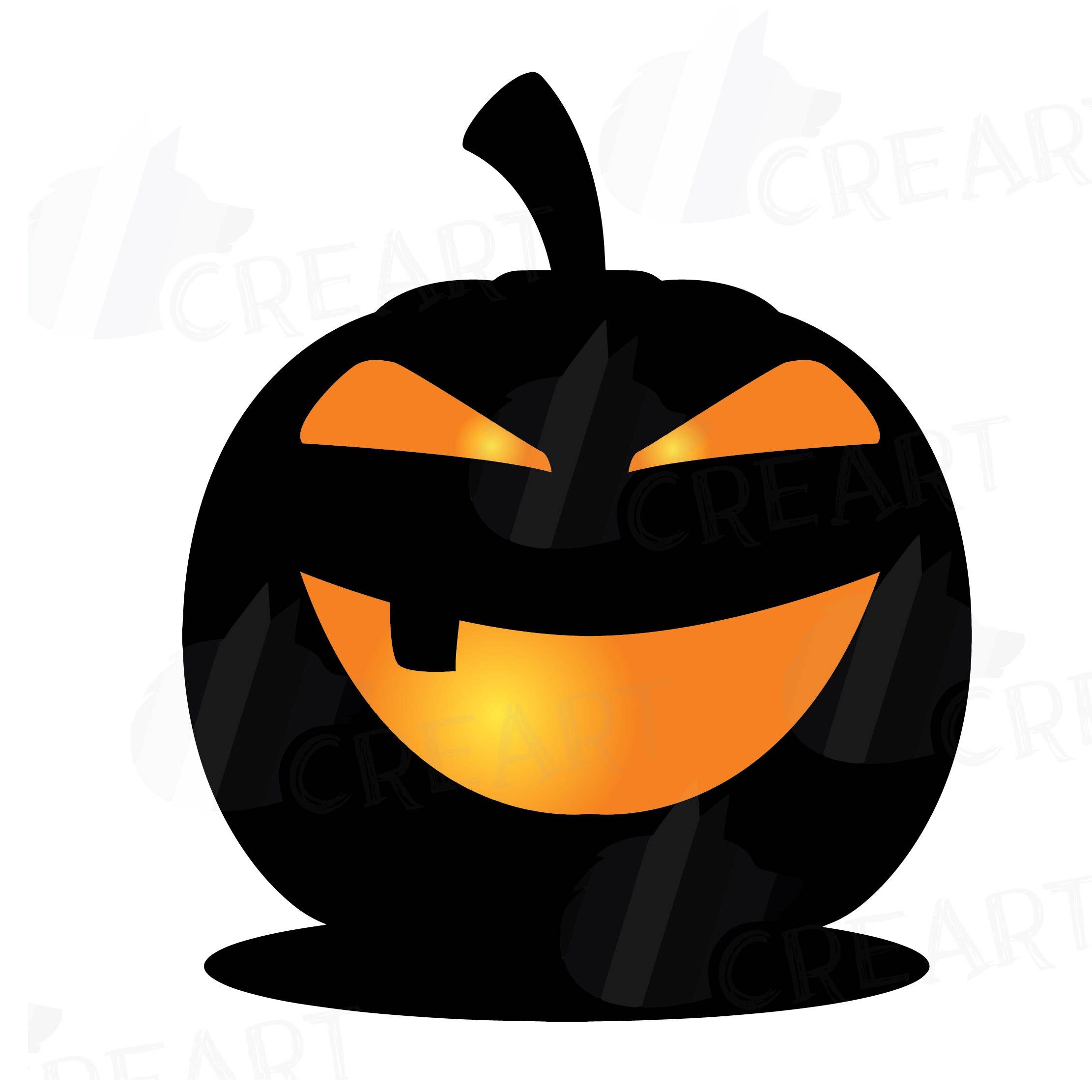 Black Pumpkin Vector