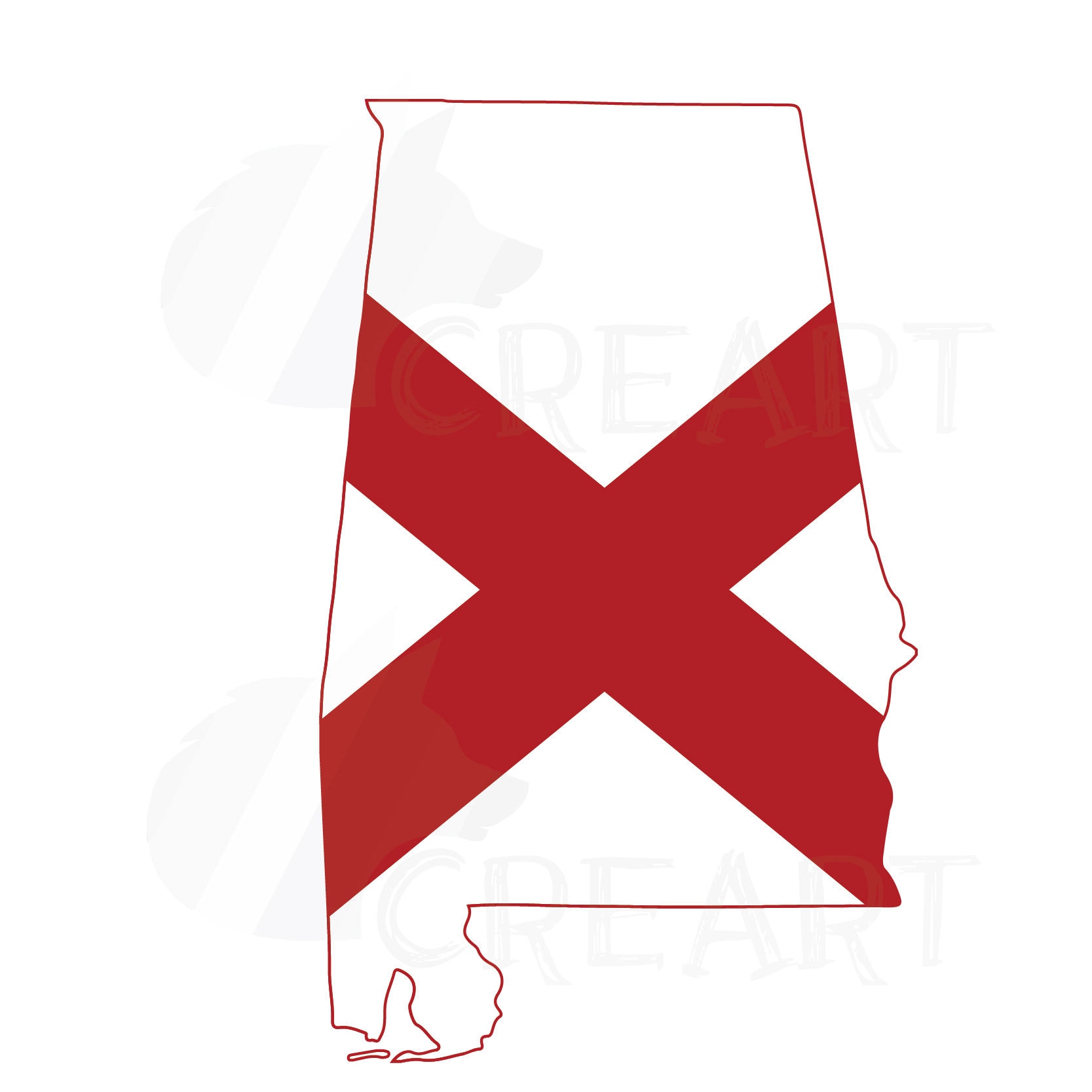 Alabama State Map Flag and Seal Clipart Collection. AI Eps - Etsy