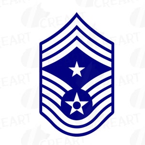 US Air Force Enlisted Rank Insignia Vector Collection. United States ...