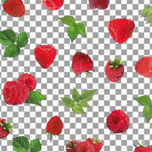 Delicious Berries Seamless Pattern, Berries Digital Paper, Strawberry ...
