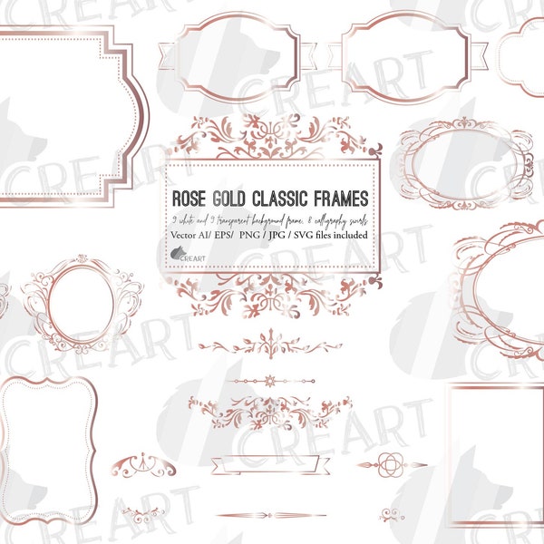 Swirls Frames - Etsy