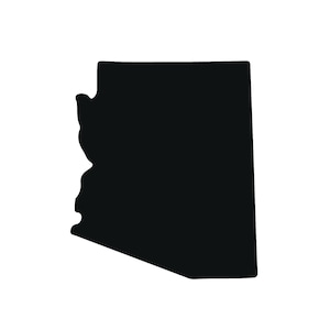 Arizona State Map, Flag and Symbols Clipart Collection. AI, Eps,dxf ...