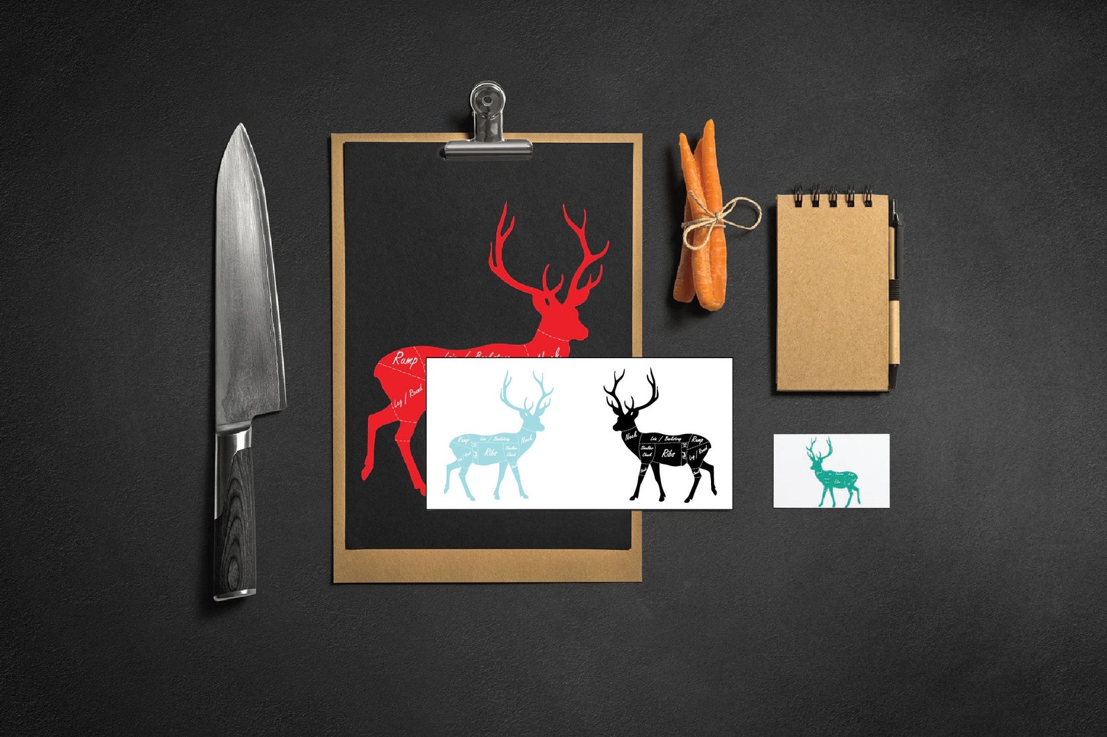 Butcher Chart: Cuts of Venison. Deer Meat Cut Diagram - Etsy