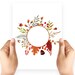 Fall Greeting Card Templates Clip Art. Fall Wedding Invitation, Frames ...