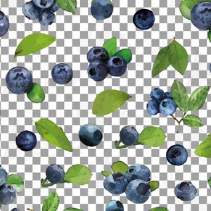 Delicious Berries Seamless Pattern, Berries Digital Paper, Strawberry ...