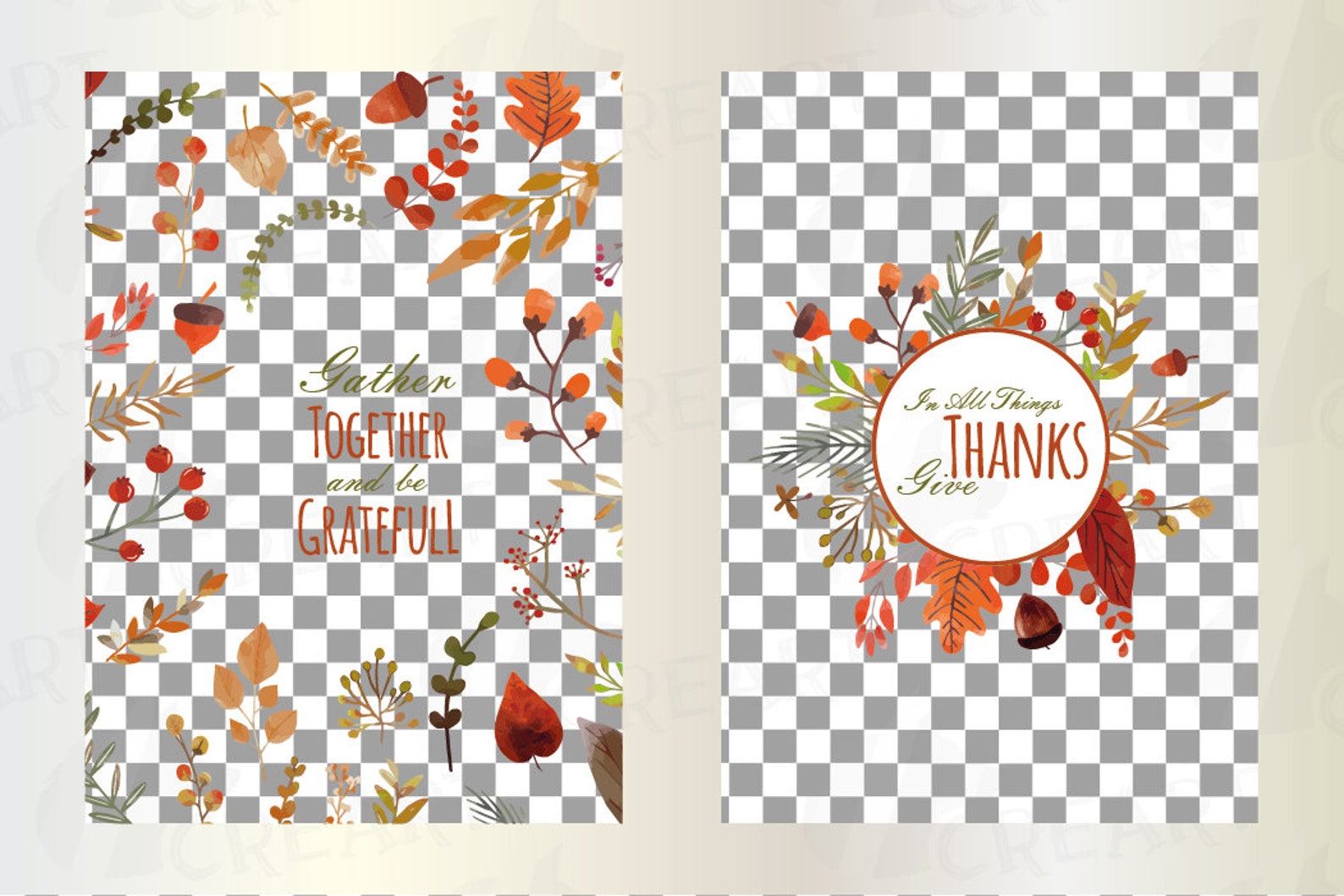 Printable Happy Thanksgiving Cards Clip Art. Thankful for You | Etsy