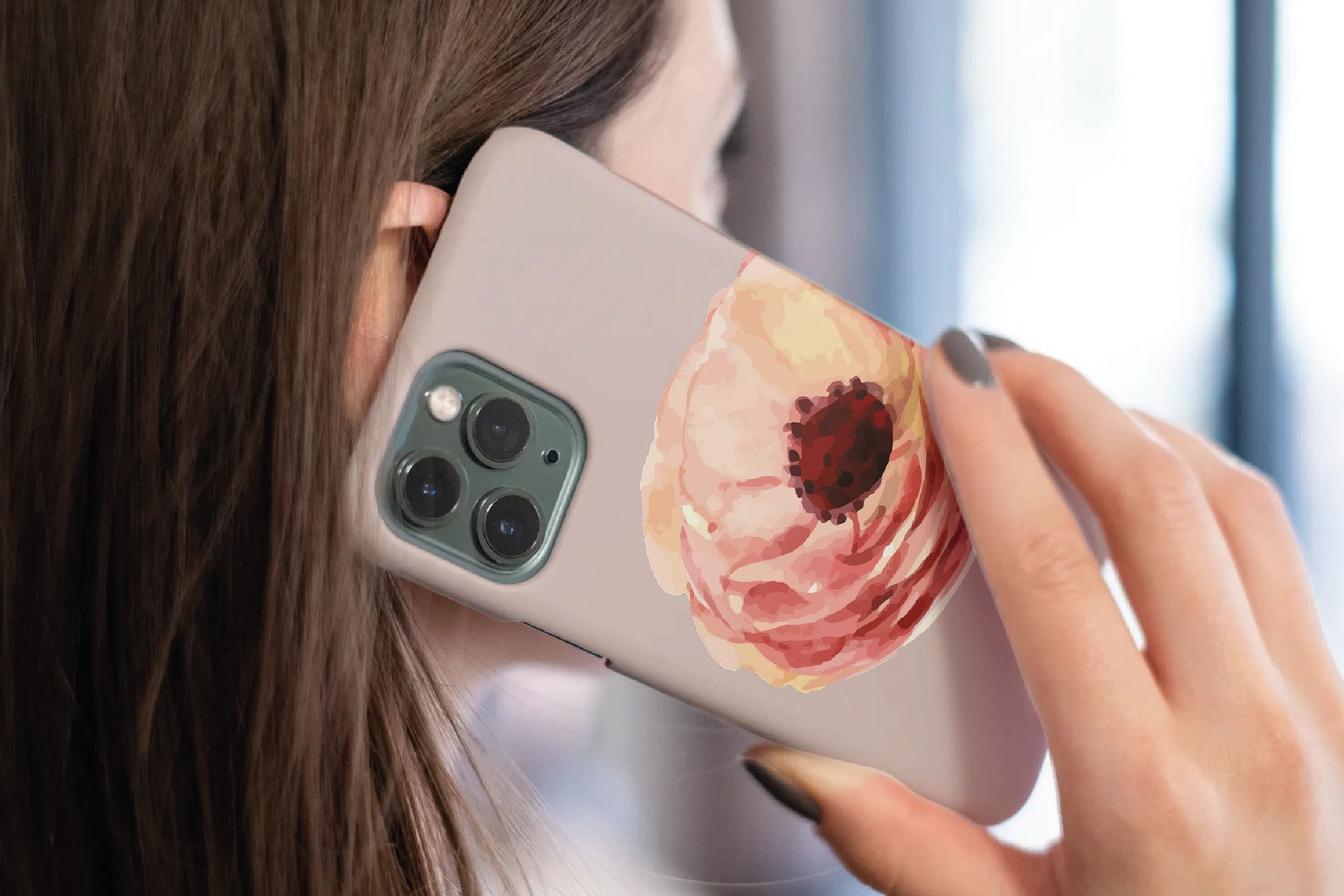 Rust and Blush Pink Flowers and Leaves Decor Elements | Etsy