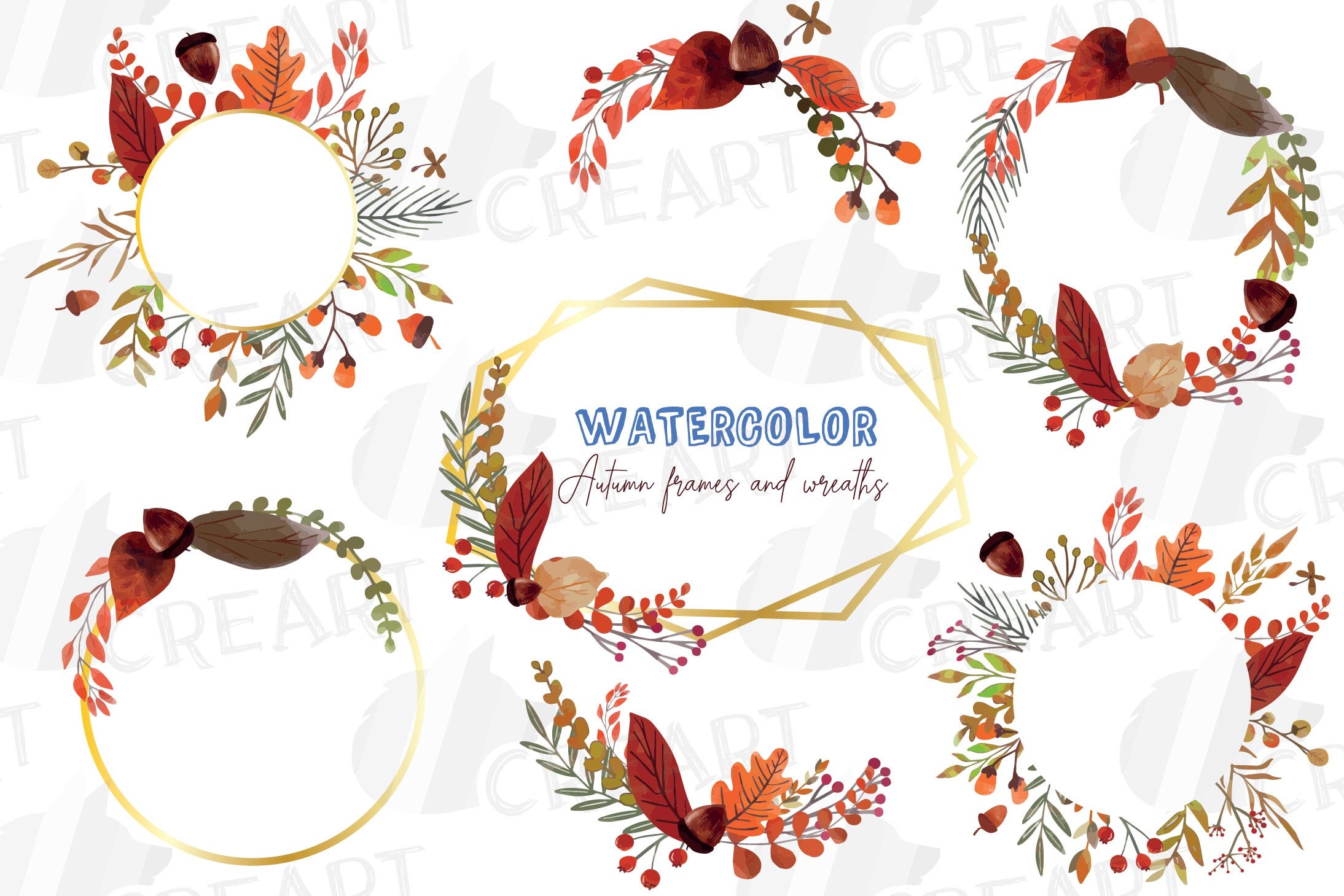 Elegant Autumn Border