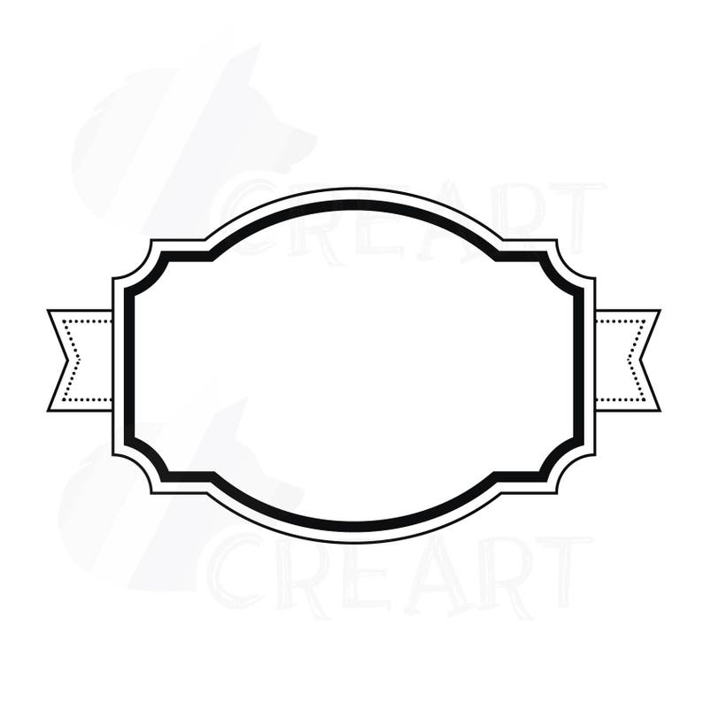 Digital Frames Borders Clip Art Digital Labels Basic Frames - Etsy Ireland