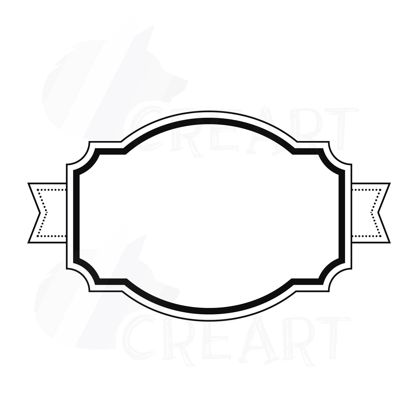 Digital Frames Borders Clip Art Digital Labels Basic Frames | Etsy Ireland