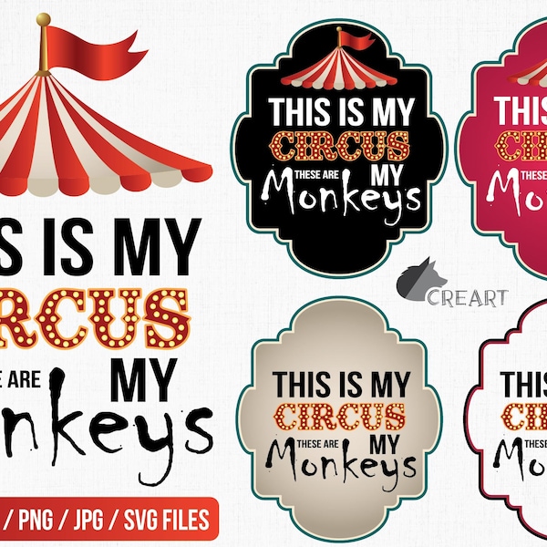 This is My Circus These Are My Monkeys - Etsy