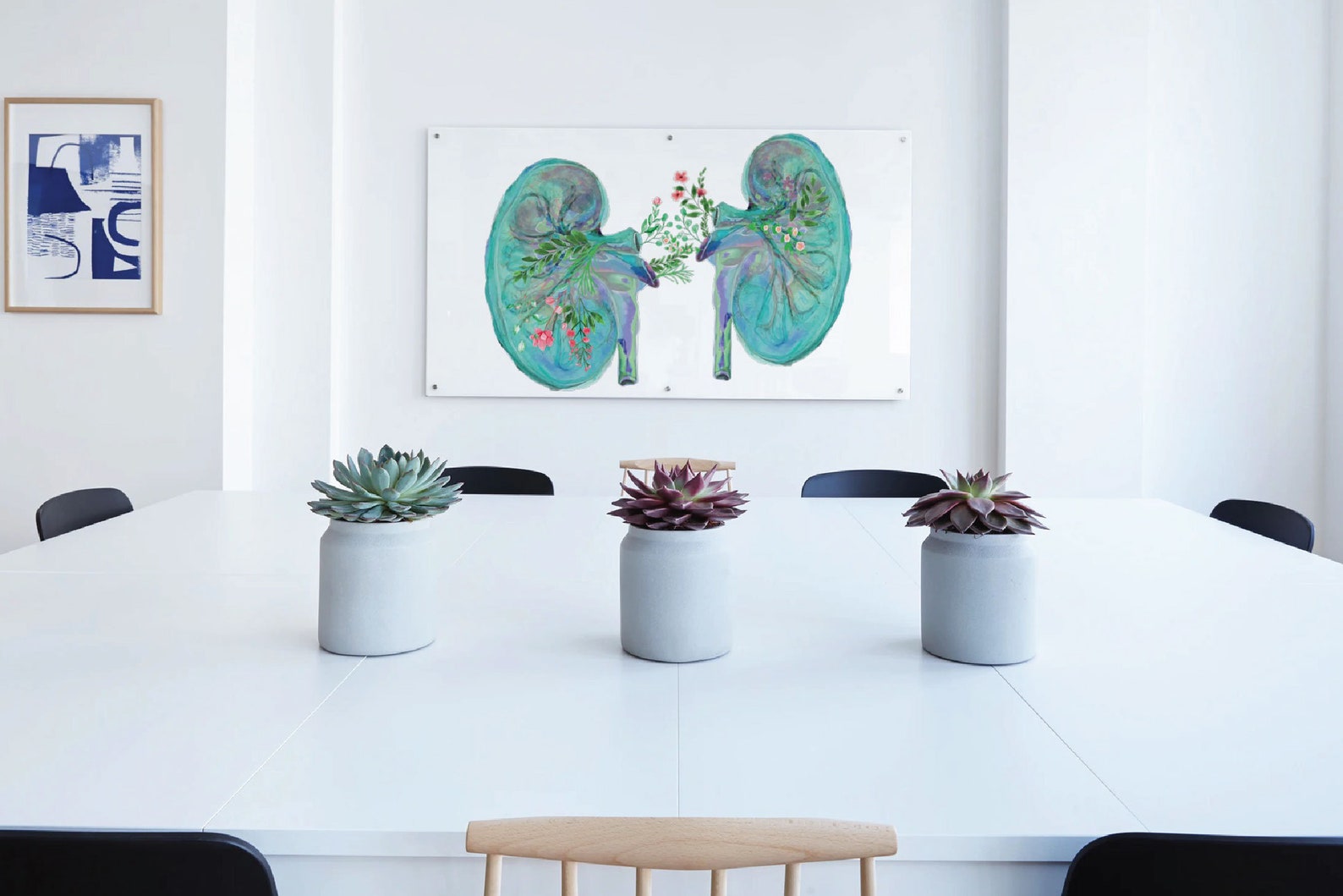 Floral Anatomical Kidneys Decor Design. Floral Human Kidney - Etsy