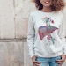 Floral Anatomical Liver Decor Design. Floral Human Liver Gift Art ...