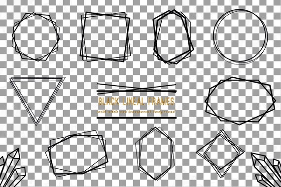 Elegant Black Frame Clipart