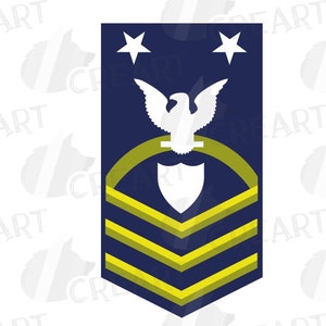 US Coast Guard Enlisted Rank Insignia Collection, US Coast Guard Clip ...