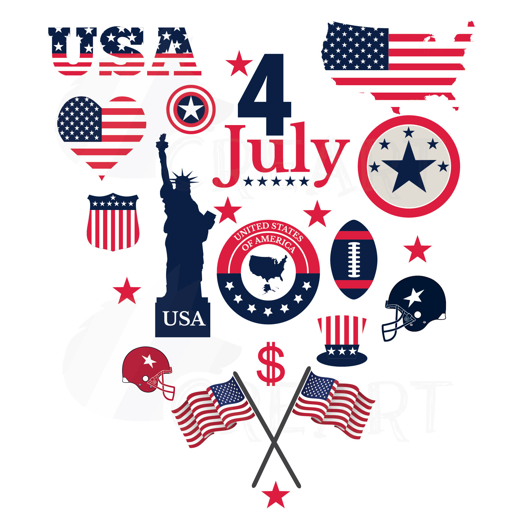 American Symbols Clip Art