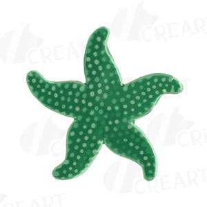 Starfish Watercolor Clip Art Pack, Tropical Seastar Collection. PNG ...