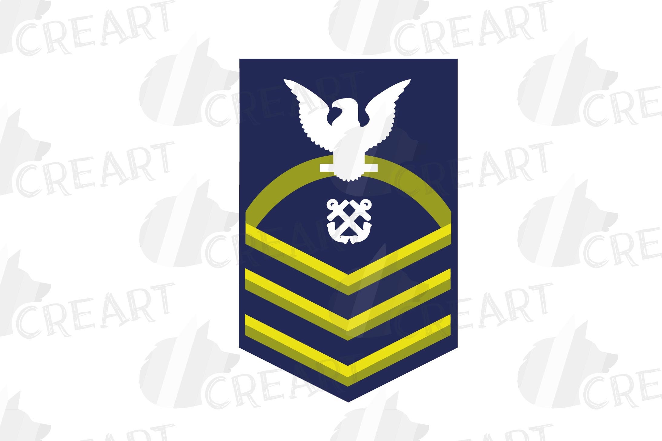 US Coast Guard Enlisted Rank Insignia Collection US Coast - Etsy Canada