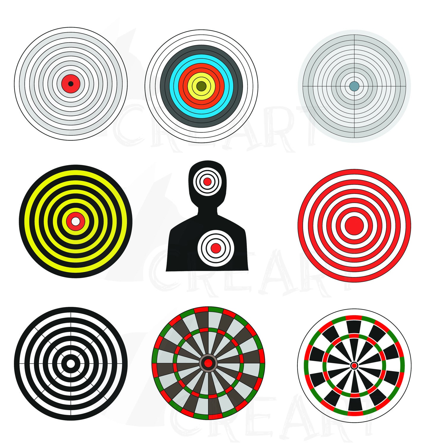 Target Shooting Clipart