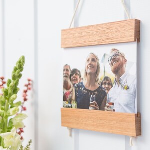 Card Frame, Light Wood, Reclaimed Wood, Wall Art, Greeting Card, Post ...