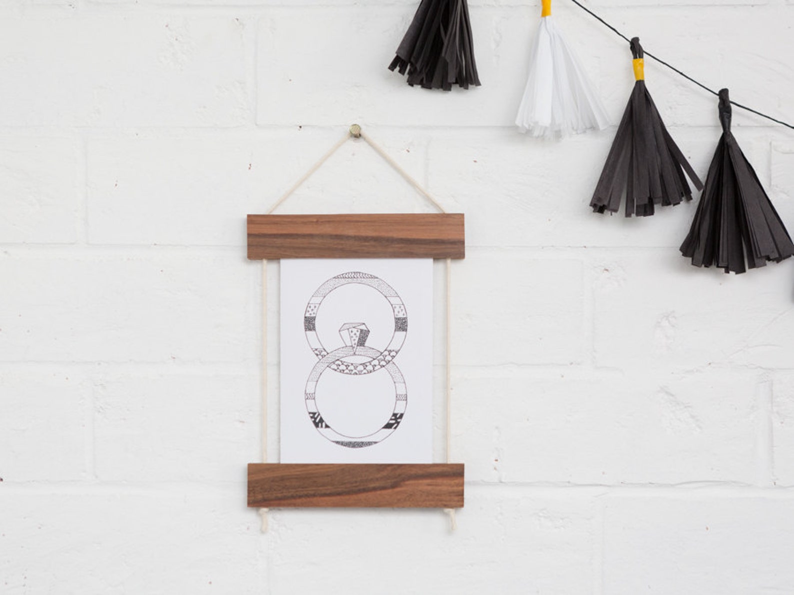 Card Frame, Dark Wood, Reclaimed Wood, Photo Frame, Picture Frame, Wall ...