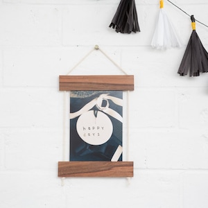 Card Frame, Dark Wood, Reclaimed Wood, Photo Frame, Picture Frame, Wall ...