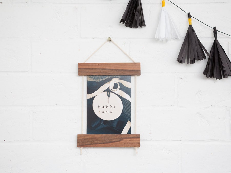 Card Frame, Dark Wood, Reclaimed Wood, Photo Frame, Picture Frame, Wall ...