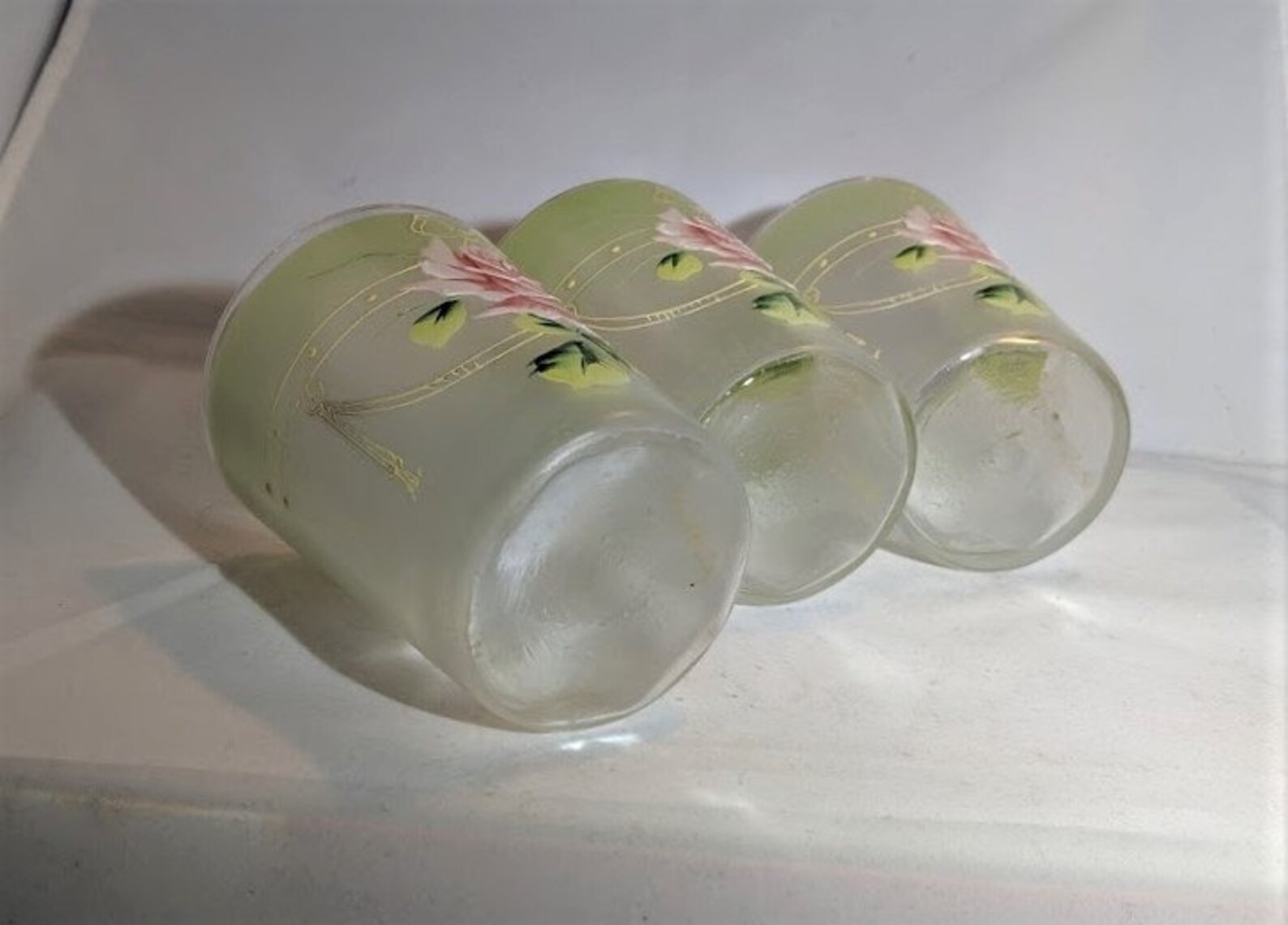 Hand-painted Rose Drinking Glasses - Etsy