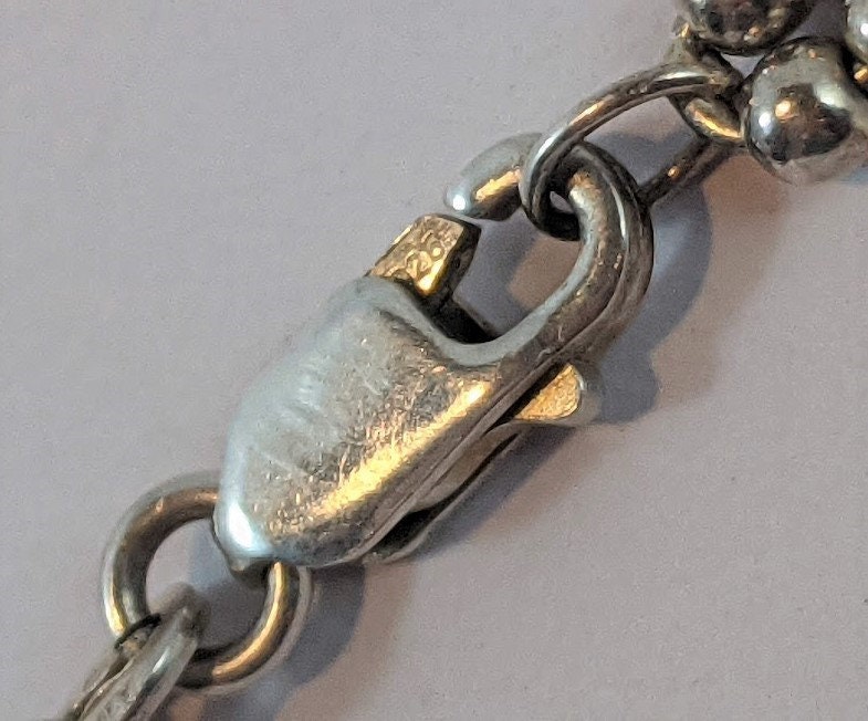 Italian Sterling Silver Necklace - Etsy
