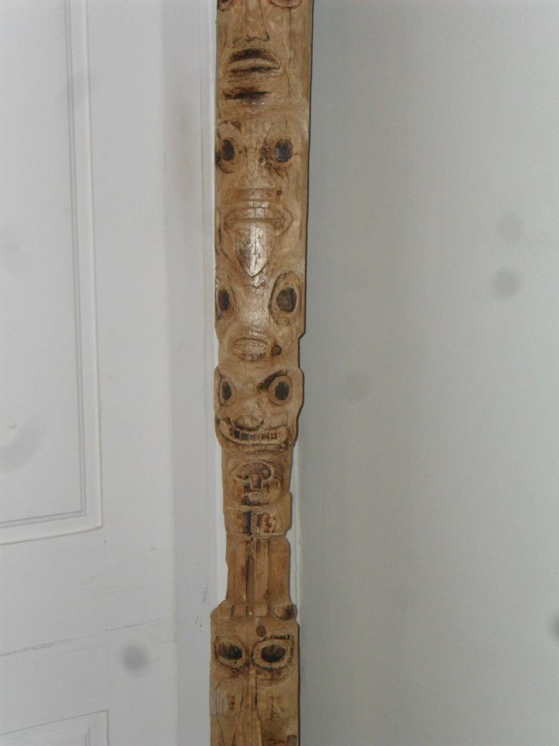 Custom Style Totem Pole Hand Carved and Wood Burned - Etsy Canada