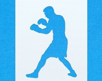 Boxer stencil | Etsy