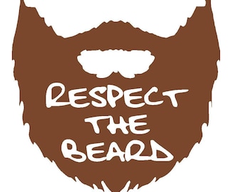 Beard decal | Etsy